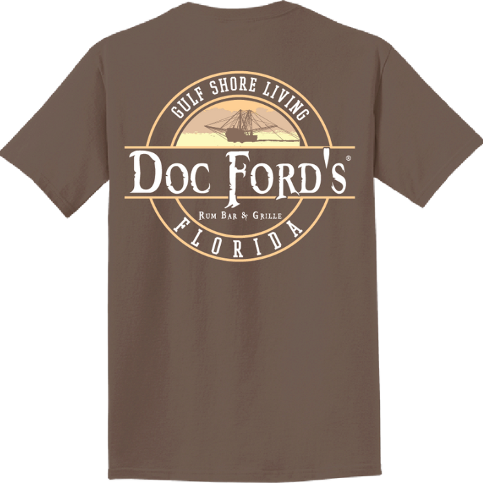 Our awesome T-shirt in 70 characters or less. – Doc Fords