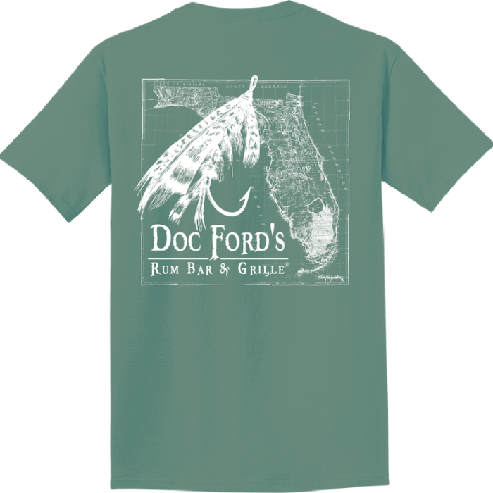 Our awesome T-shirt in 70 characters or less. – Doc Fords